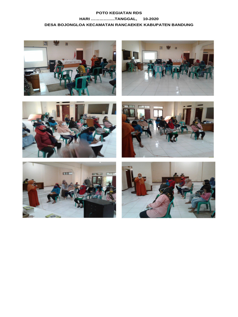 Poto Kegiatan RDS Tahun 2020 Bulan 10 | PDF
