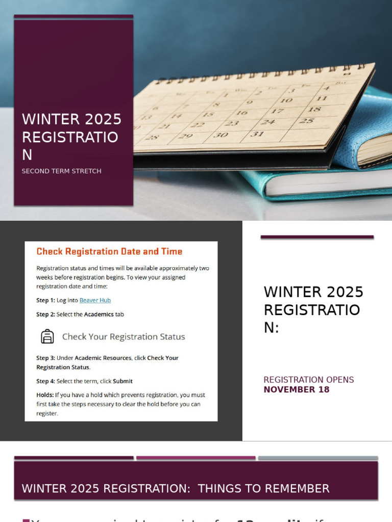 Week 6 W25 Registration | PDF