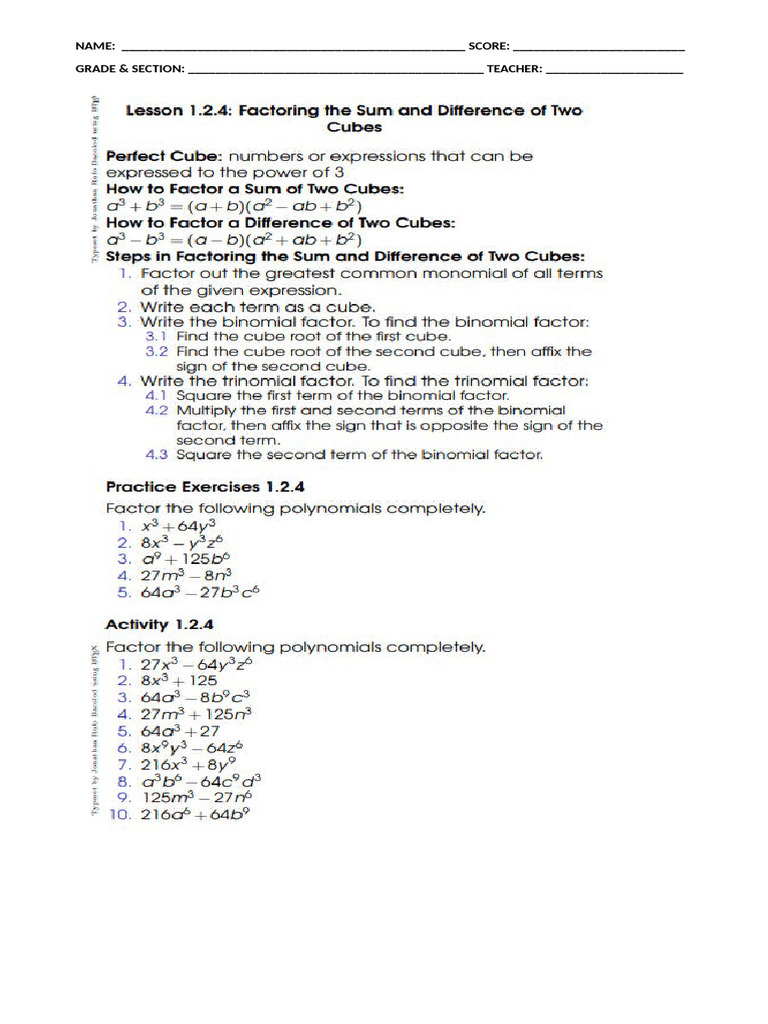 Student Assessment Score Sheet | PDF