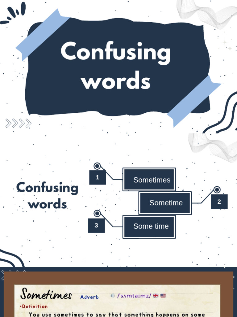 Confusing Words | PDF