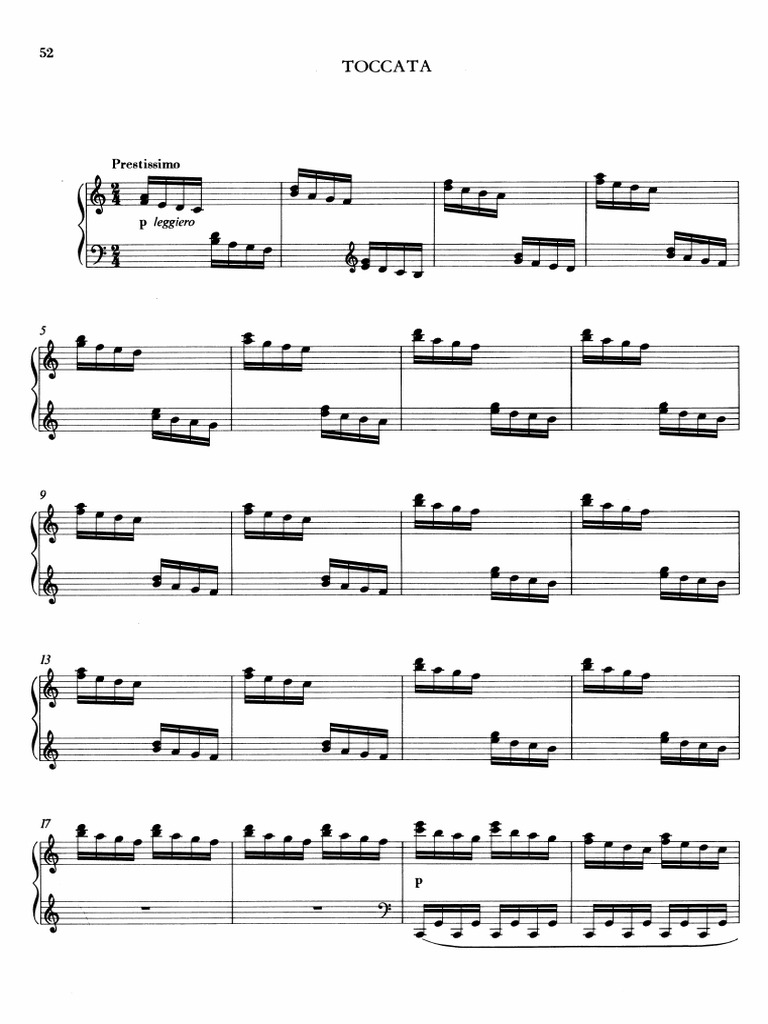 Liszt Toccata | PDF