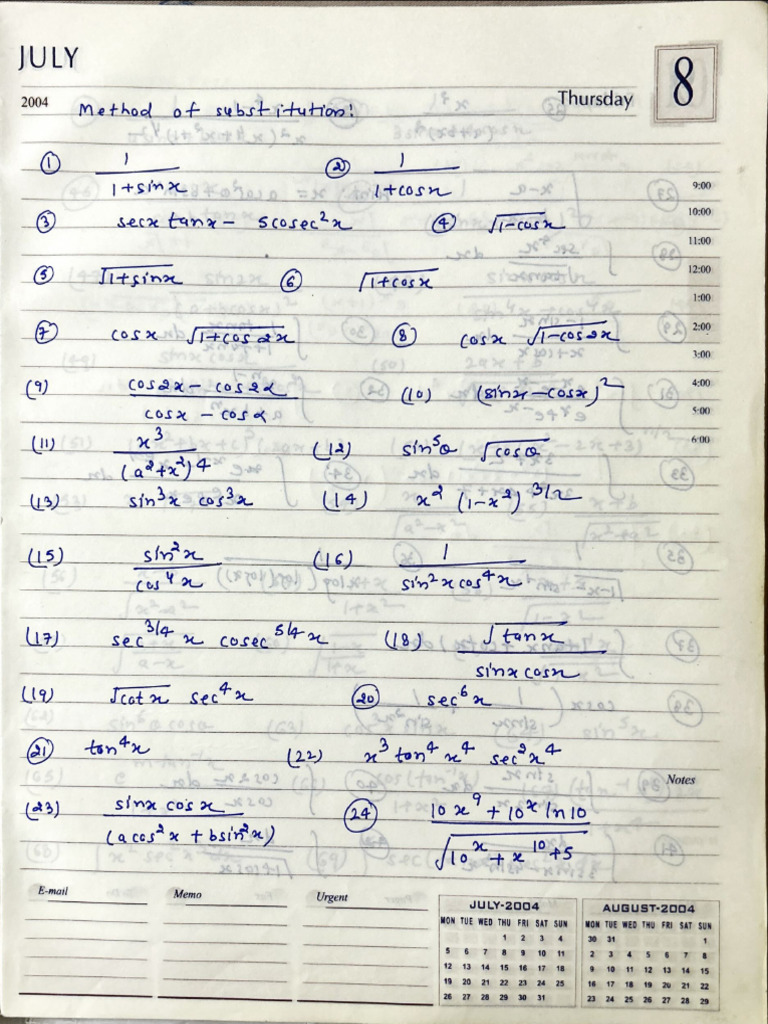 Basic Problems of Integration | PDF