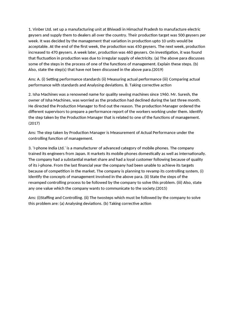 Case Study BST CH 8 | PDF