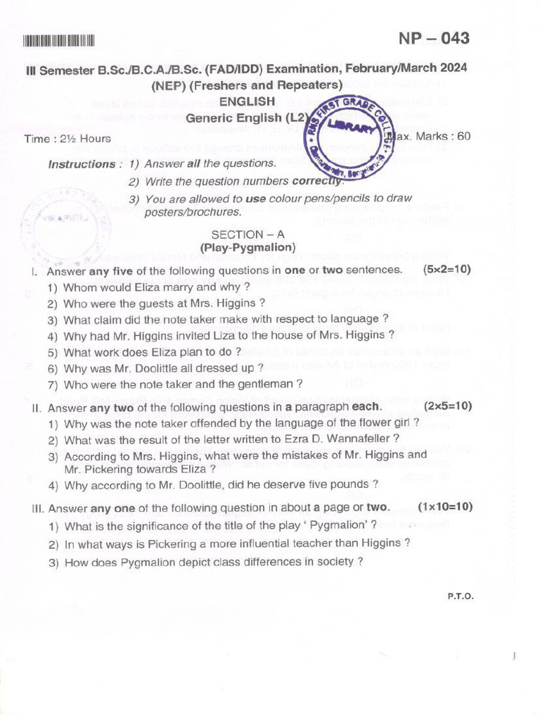 Generic English | PDF