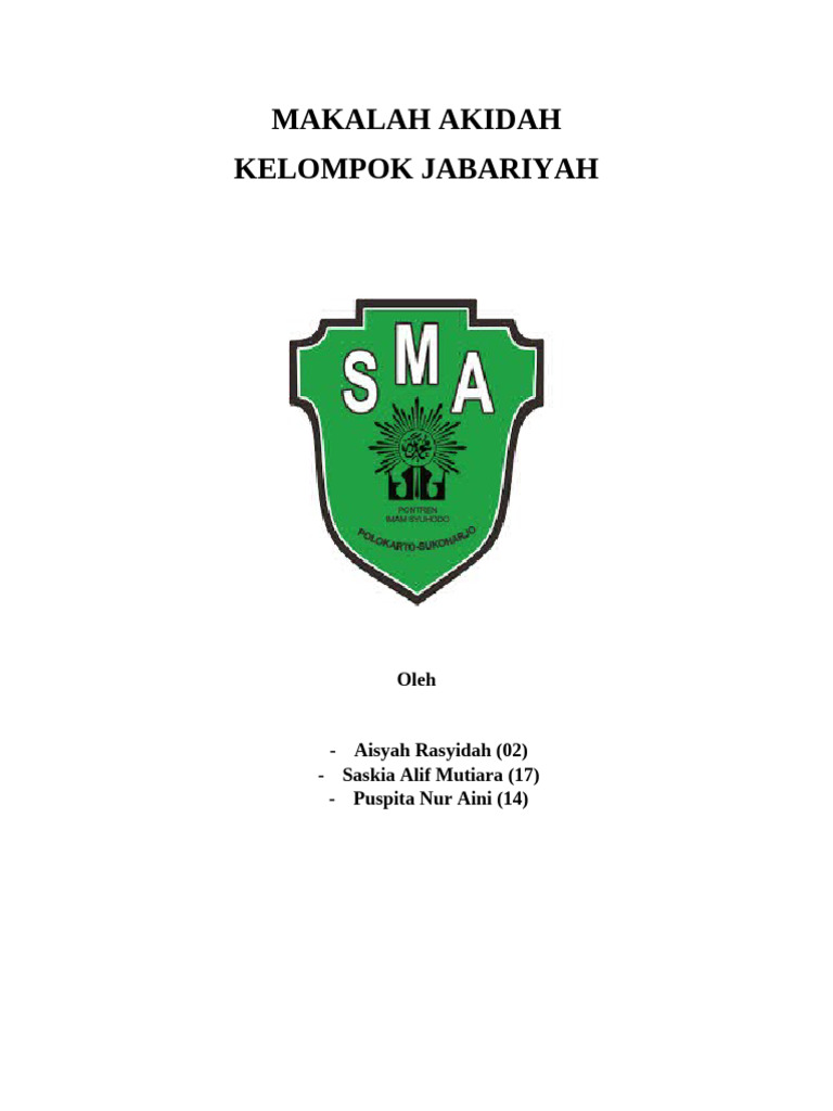 MAKALAH AKIDAH KELOMPOK 6 KELAS 11 IPS 2 | PDF