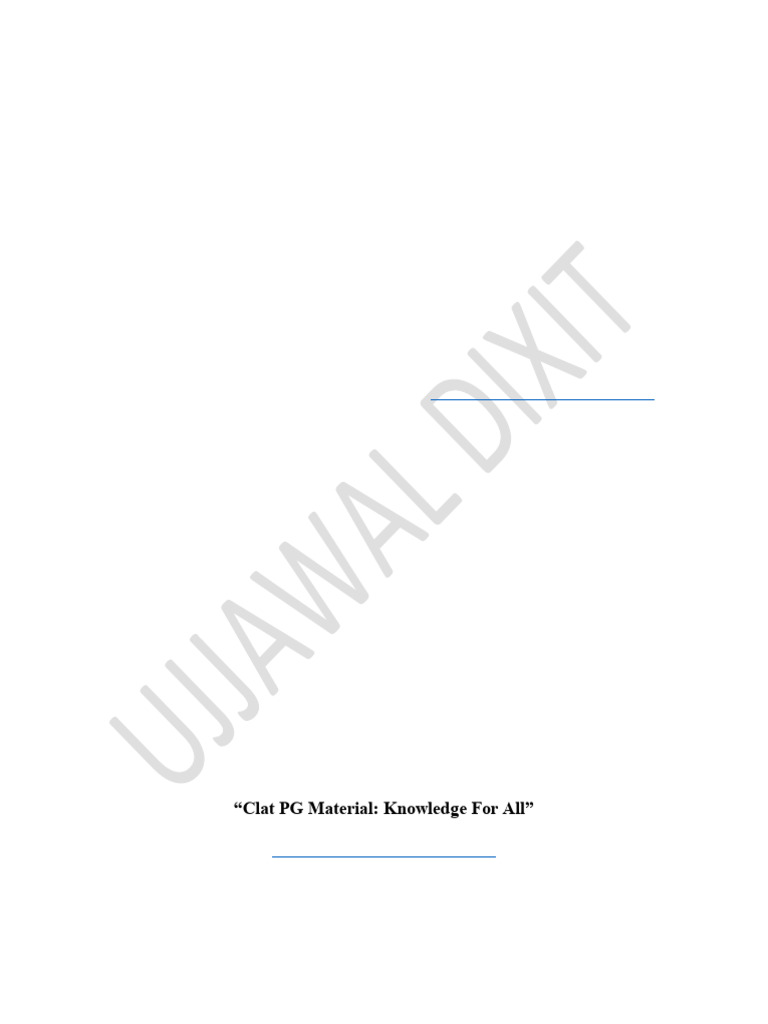 2nd Mock Clat Pg Full Length Pdf Bail Same Sex Marriage