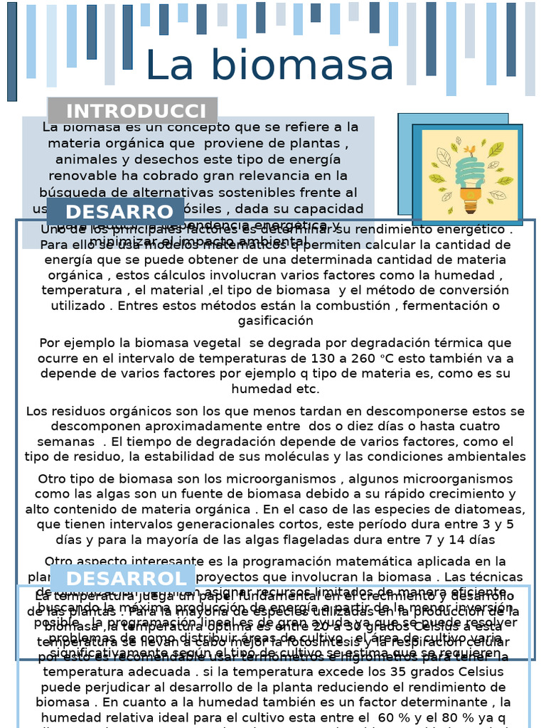Biomasa | PDF | Biomasa | Entorno natural