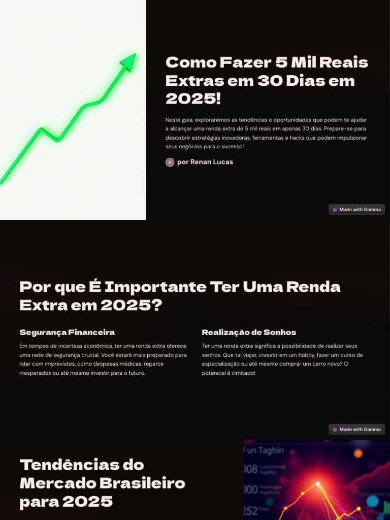 Renda Extra: Ganhe 5 Mil em 30 Dias | PDF | E-commerce | Marketing