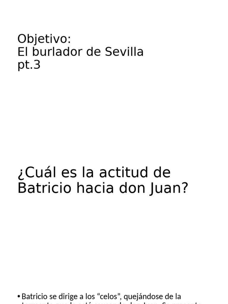 El Burlador de Sevilla Pt. 3 | PDF