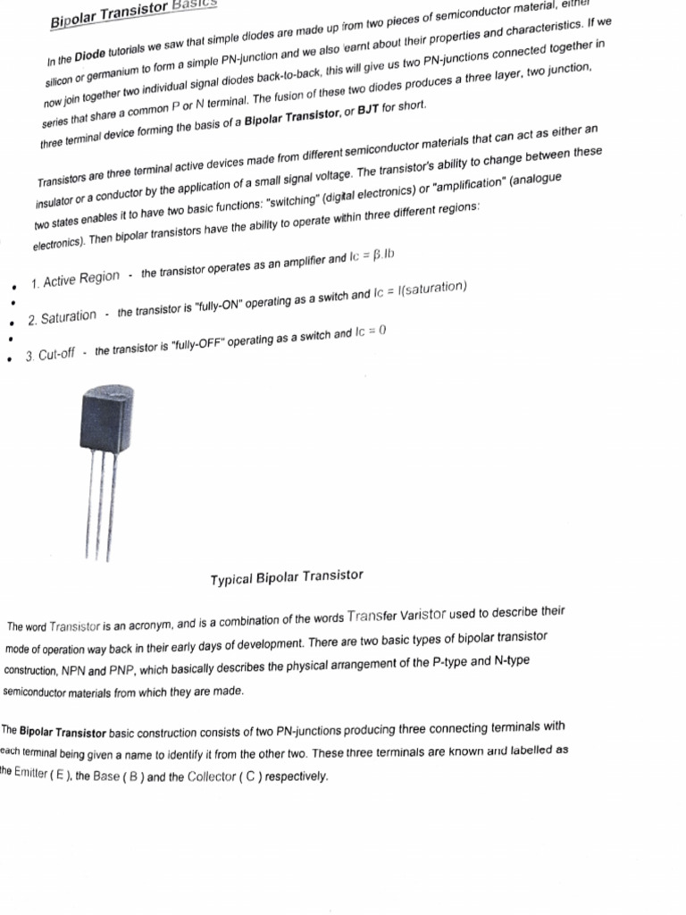 Transistor Configuration | PDF | Bipolar Junction Transistor | Transistor