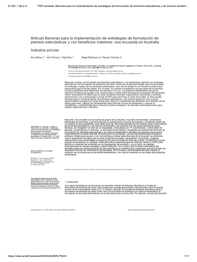 Barreras para La Implementación de Estrategias de Formulación de ...