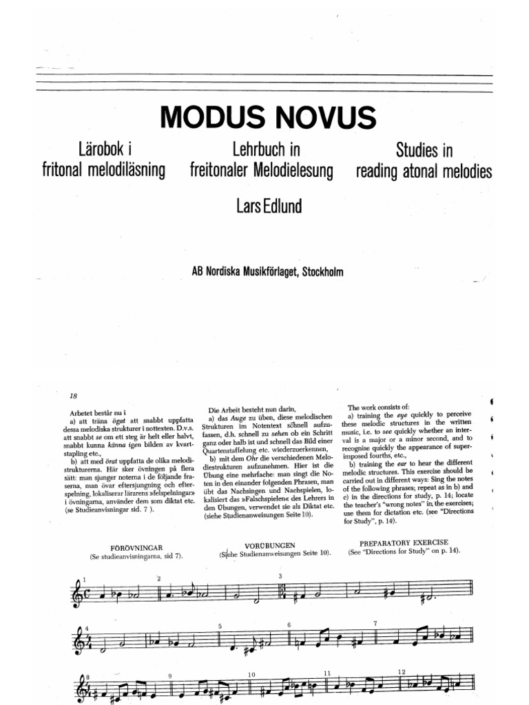 MTM001 Modus Novus | PDF
