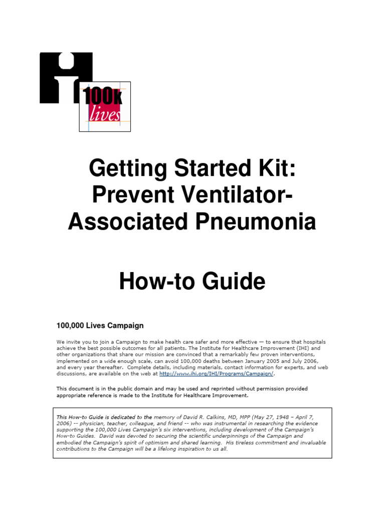 ventilator bundle | PDF | Intensive Care Unit | Thrombosis