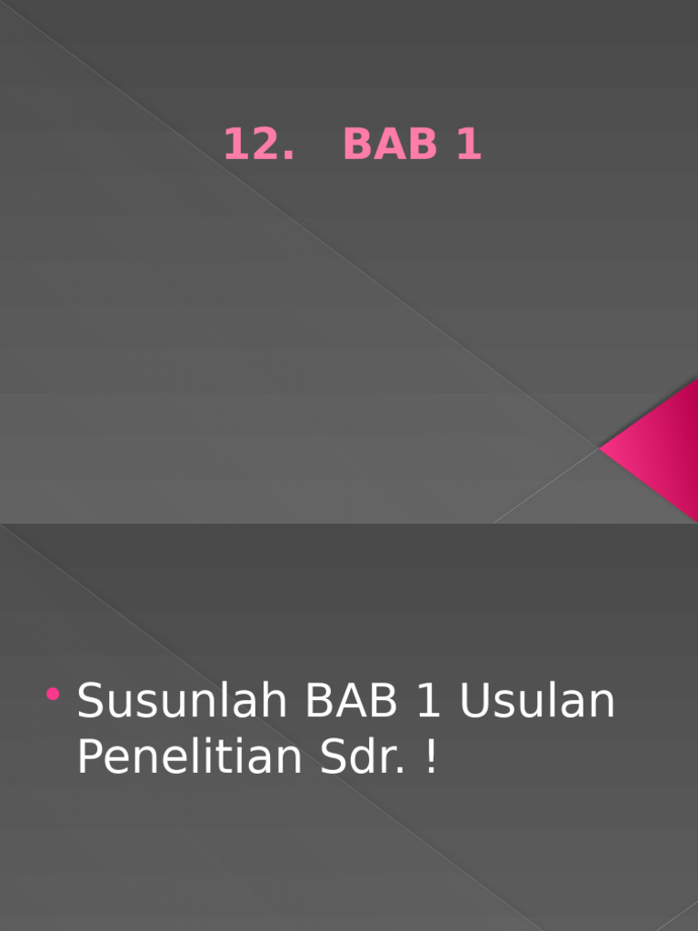 12 Tugas BAB 1 PENDAHULUAN | PDF