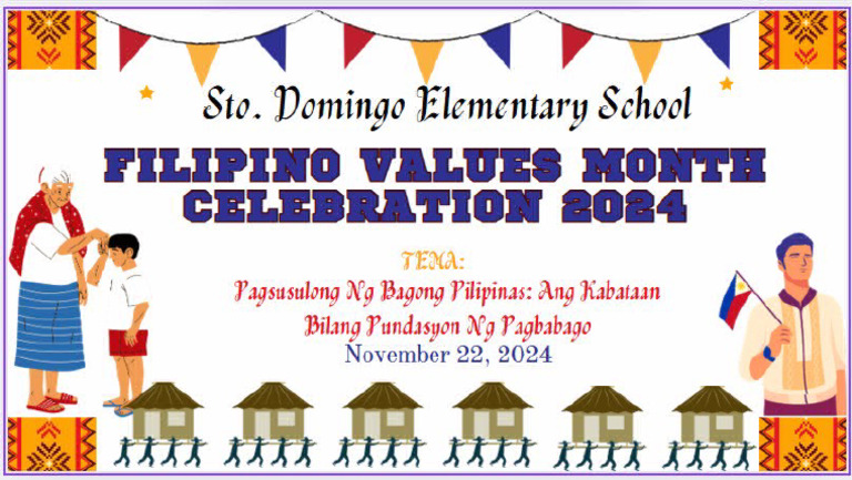 Filipino Values Month 2024 Backdrop | PDF