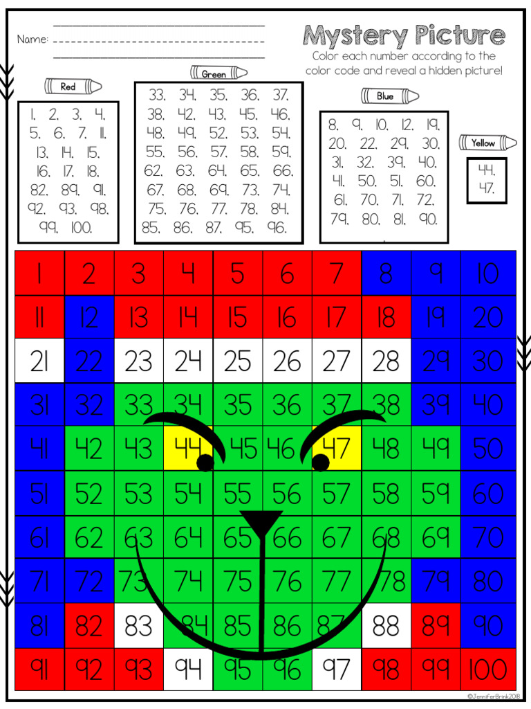 100 S Chart Mystery Picture The Grinch | PDF | Lighting | Image Processing