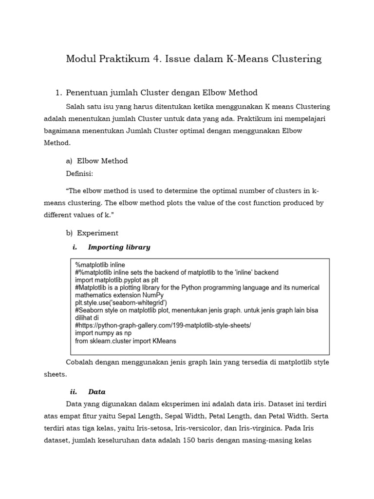 4 - Elbow Method | PDF