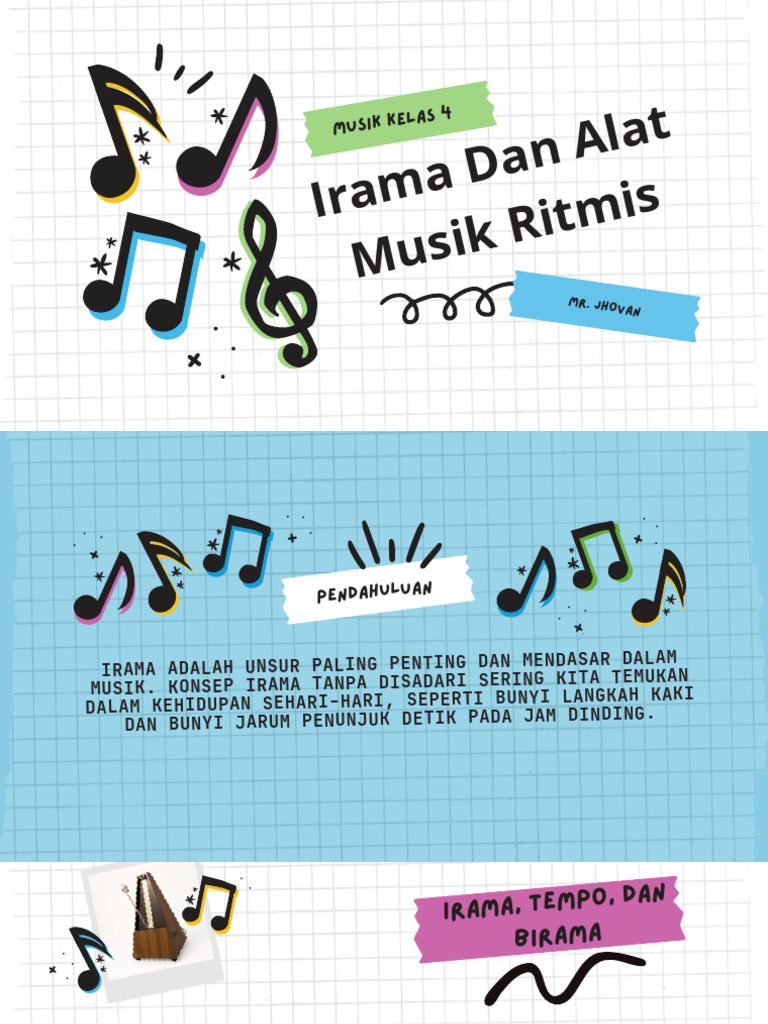 Pelajaran 2 (Irama Dan Alat Musik) | PDF