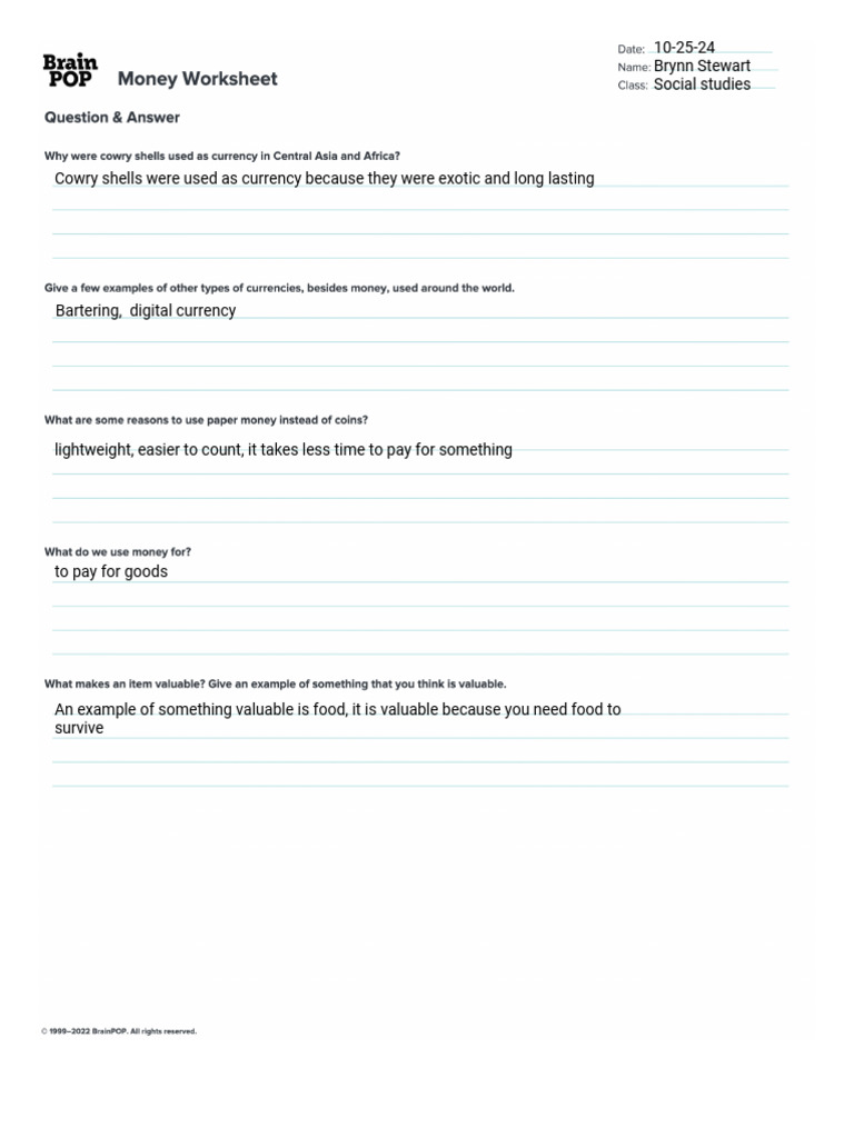 LP3 - Day 42 - Money | PDF