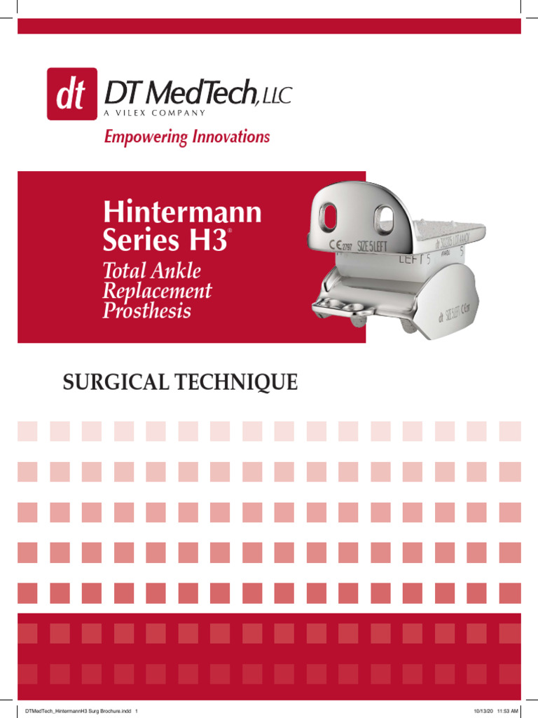 Hintermann H3 Ankle Replacement Guide | PDF | Ankle | Musculoskeletal ...