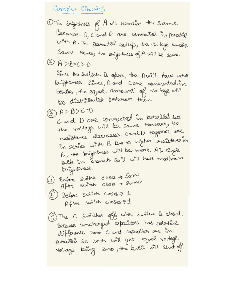 Complex Circuits | PDF