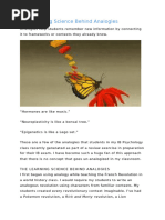 Examples of Analogies for Critical Thinking | PDF | Analogy | Thought