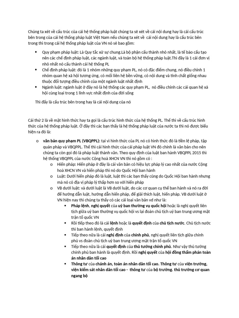 Cấu trúc HTPL | PDF