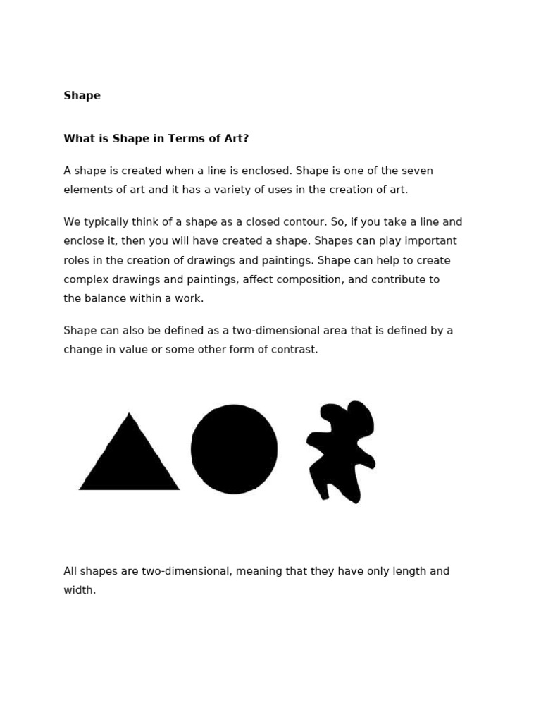 Shape Research | PDF