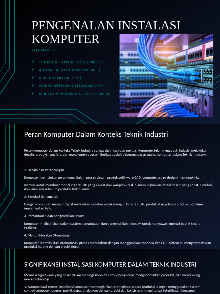 Pengenalan Instalasi Komputer | PDF
