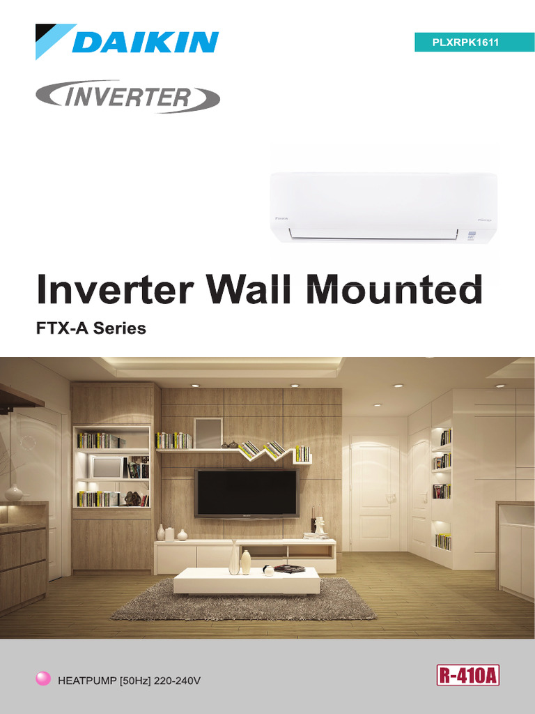 Daikin Wall Mounted Inverter FTX | PDF