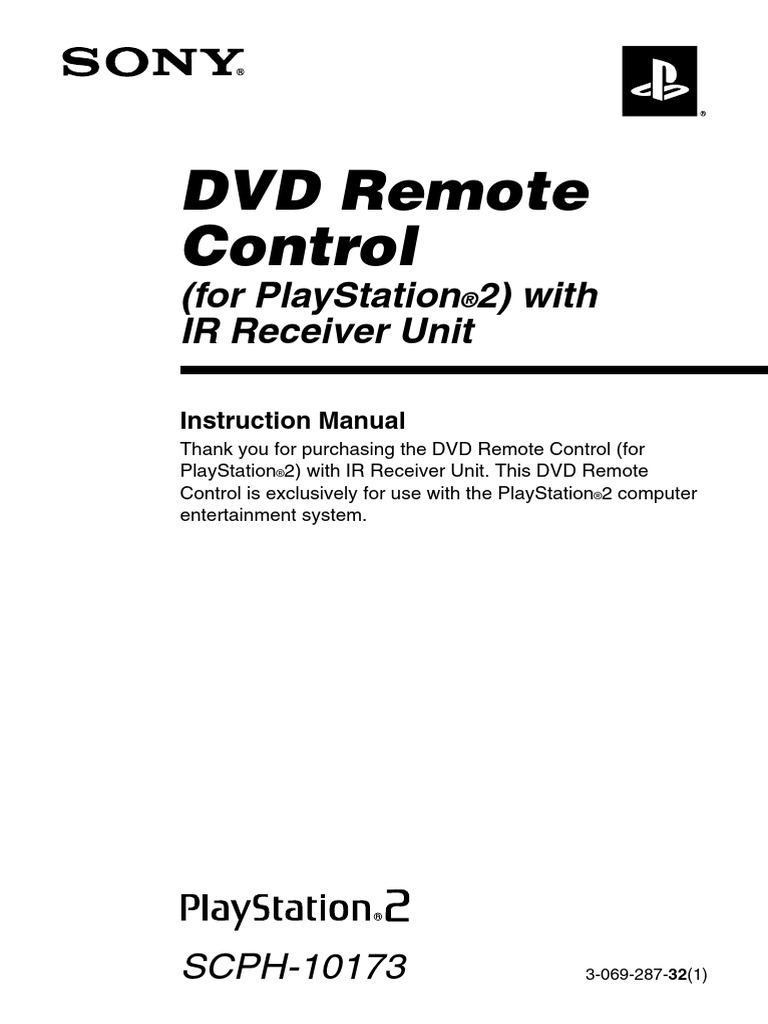 SCPH-10173 | PDF | Play Station | Dvd