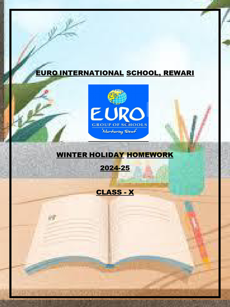 10 Winter Holiday Homework | PDF | Economies