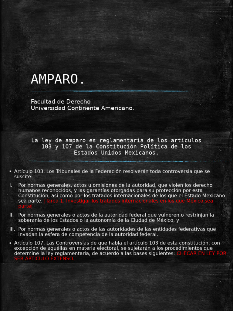 Ley de Amparo en México: Principios y Procedimientos | PDF | Apelación ...