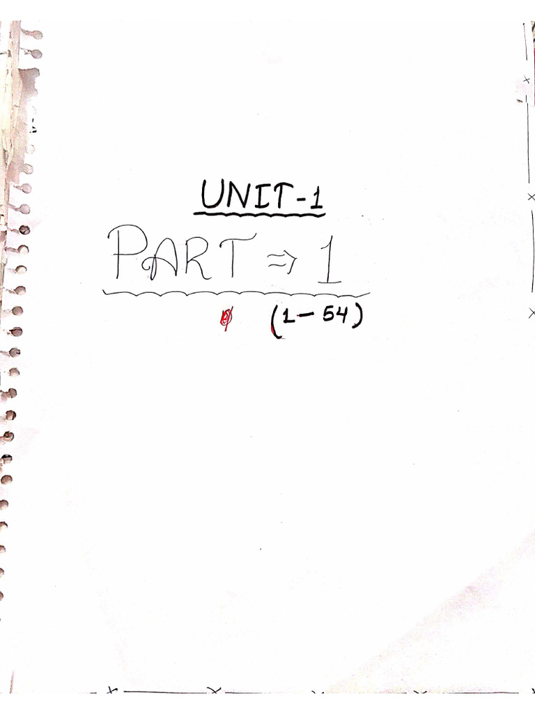 Electronics Unit 1 (P 1) 1 | PDF