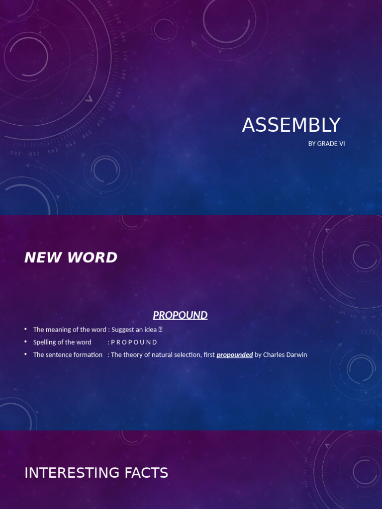 Grade VI Assembly Highlights and Facts | PDF