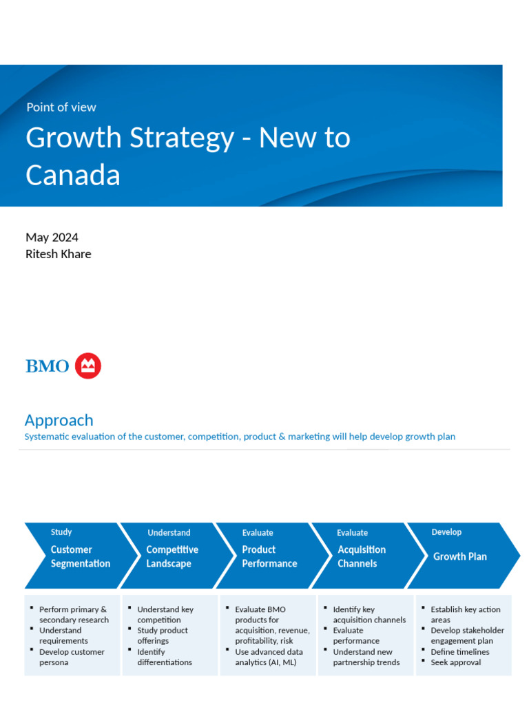 2024-05-16 BMO Growth Strategy New To Canada | PDF | Debit Card ...