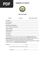 Next of Kin Form | PDF