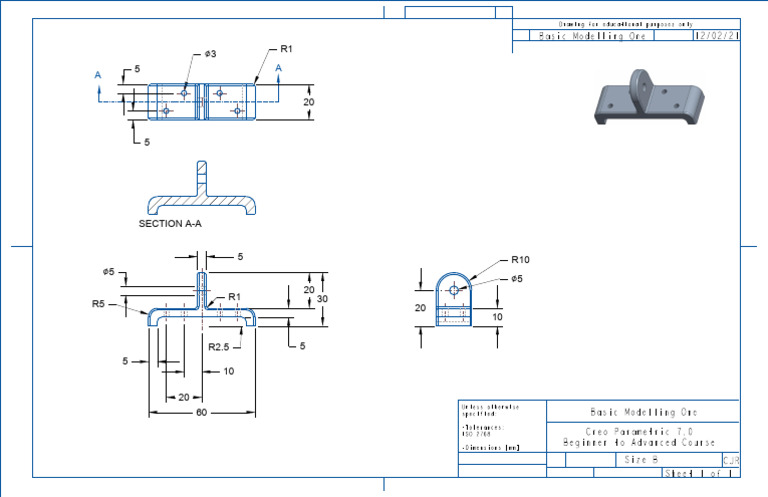 Basic Modelling One ENG DRW | PDF