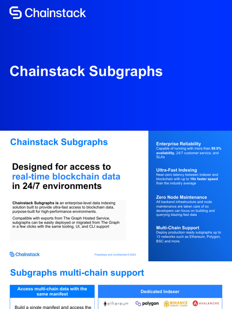 Chainstack - Subgraphs - V2 Ext | PDF | Computing | Telecommunications