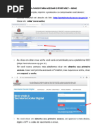 Manual - Acesso As Redes SEDUC-ALUNOS e PROFESSORES e SEDUC-ADM | PDF ...