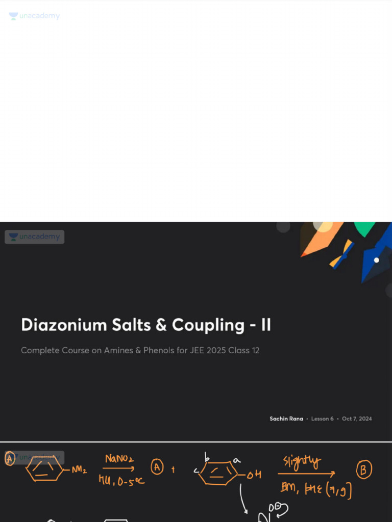 Diazonium Salts Coupling II With Anno | PDF
