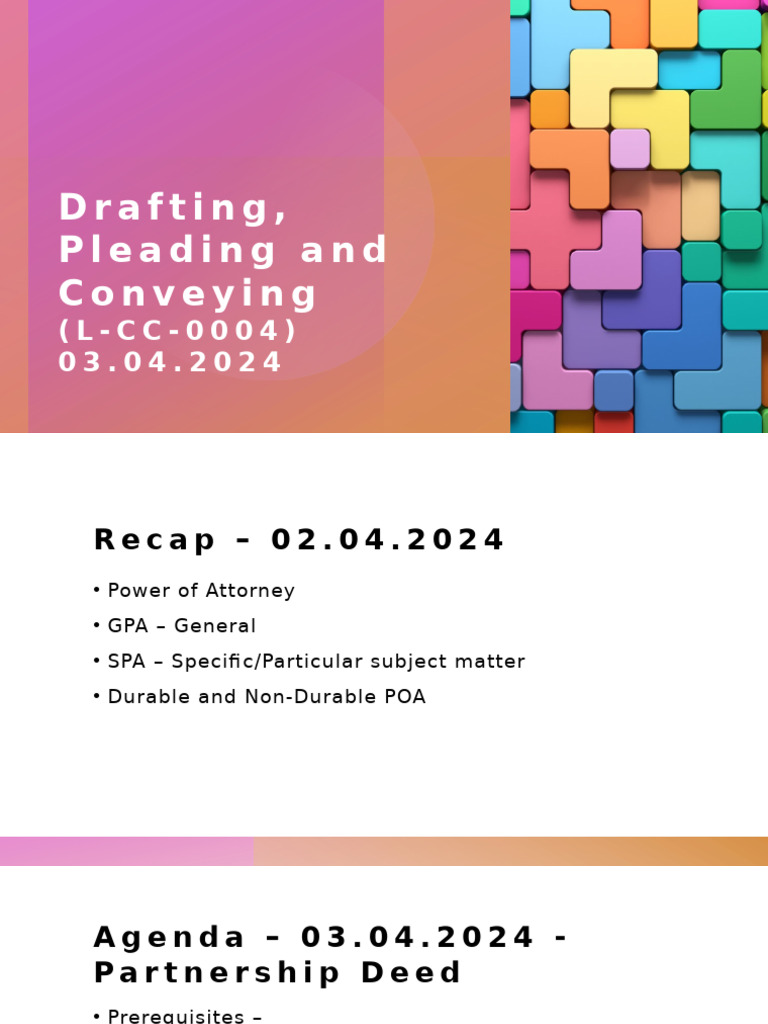 Partnership Deed | PDF | Partnership | Balance Sheet