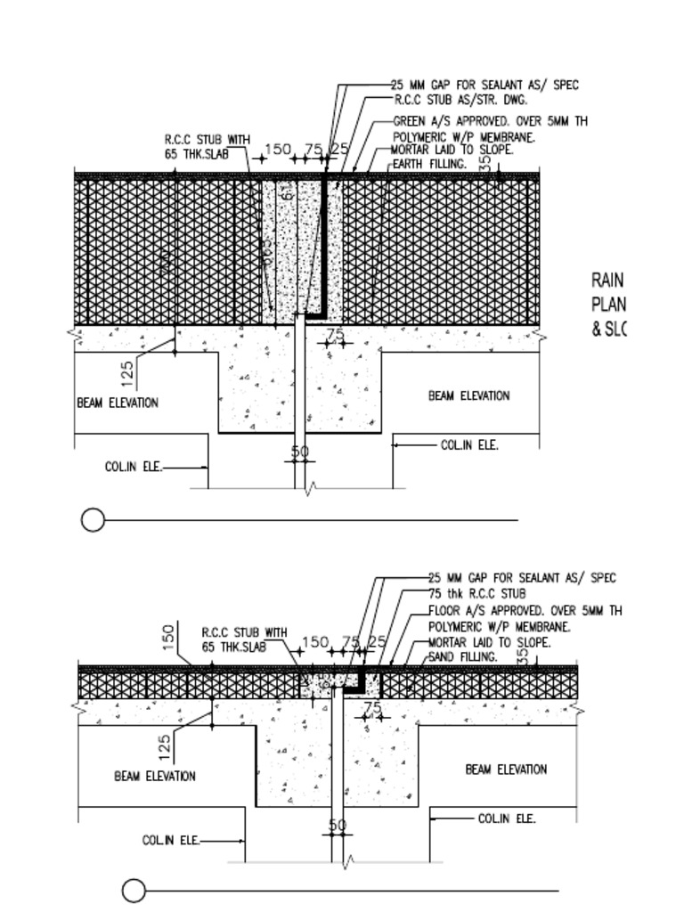 Podium Construction Plans Detail | PDF