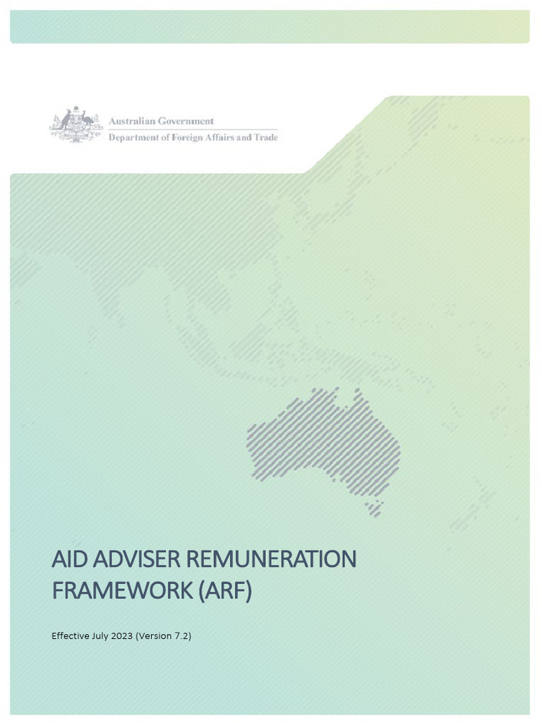 Aid Adviser Remuneration Framework July 2023 | PDF | Cost Of Living ...