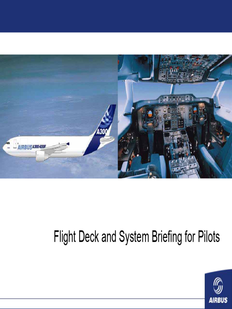 Airbus A300f 600 Flight Deck Systems Briefing For Pilots PDF Free | PDF ...