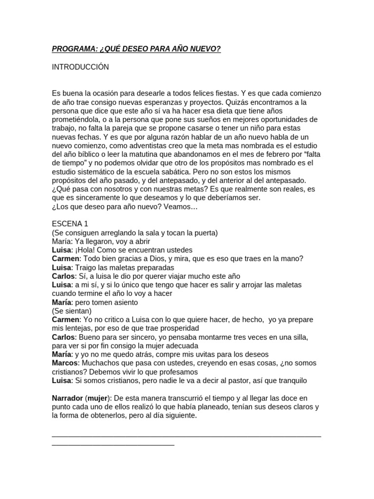 Programa Fin de Año | PDF | María, madre de Jesús