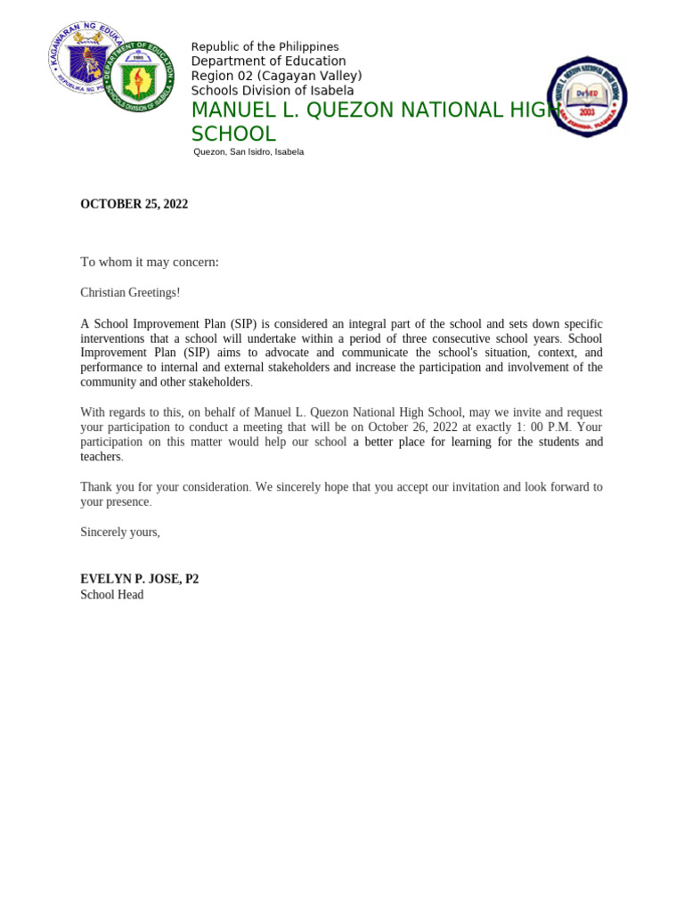 INVITATIONAL LETTER- edited | PDF