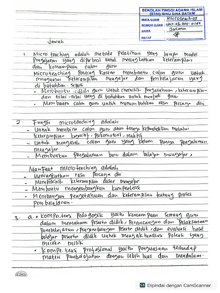 UTS Microteaching | PDF