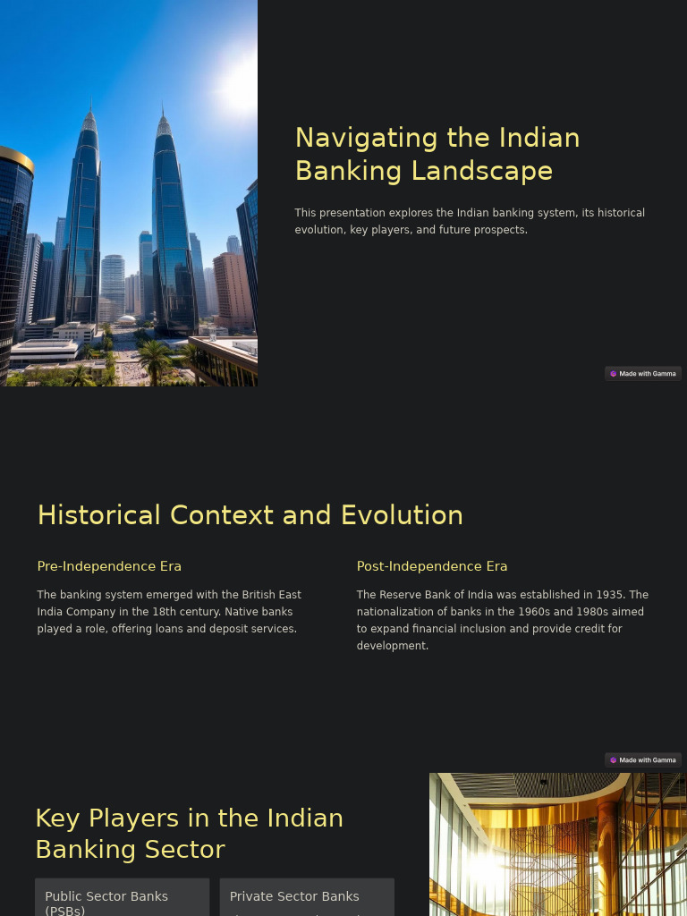 1234navigating The Indian Banking Landscape | PDF | Banks | Financial ...
