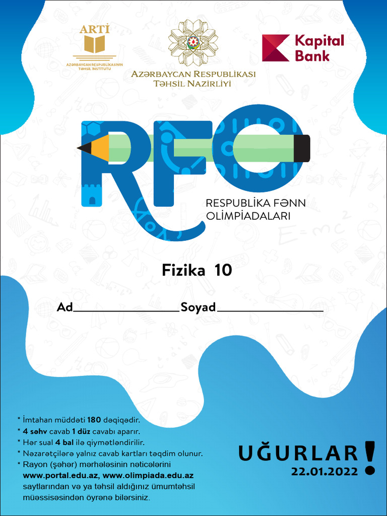 Fizika 10-Az - 2022 | PDF